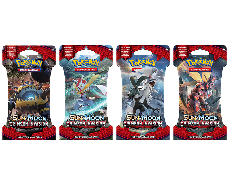 Products | Pokemon | Pokemon Tcg Sun Moon Crimson Invasion Blister ...
